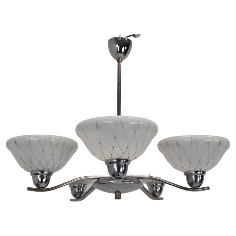 Mid-Century Chandelier by Company Drukov, 1960's For Sale at 1stDibs
