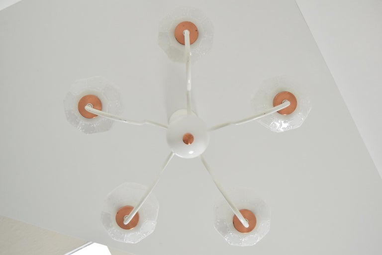 Midcentury Chandelier/Drukov, 1970s For Sale at 1stDibs