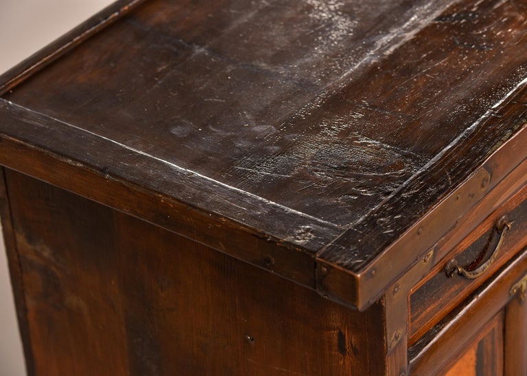 Mid Century Chinese Cabinet with Small Drawers For Sale at 1stDibs