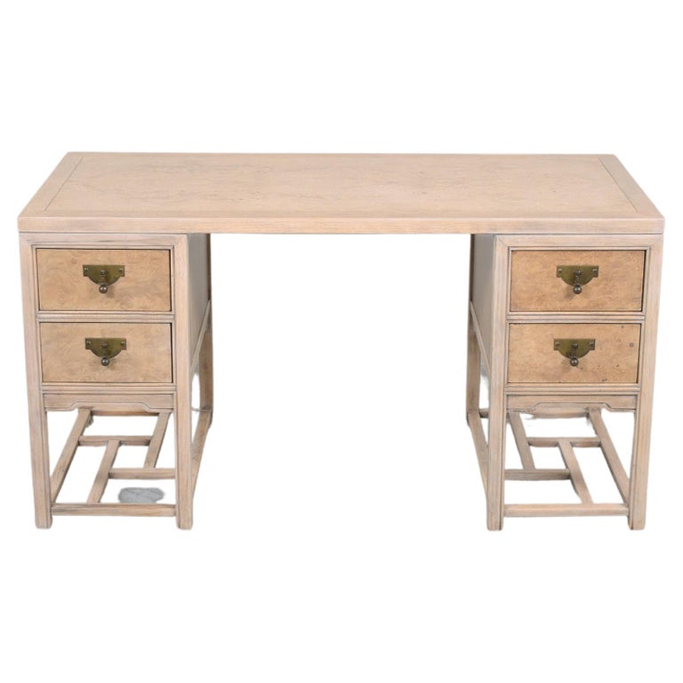 Mid-Century Modern Partner Desk For Sale at 1stDibs