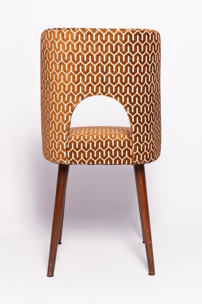 Mid-Century Chocolate Brown 'Shell' Chair, Europe, 1960s For Sale at ...