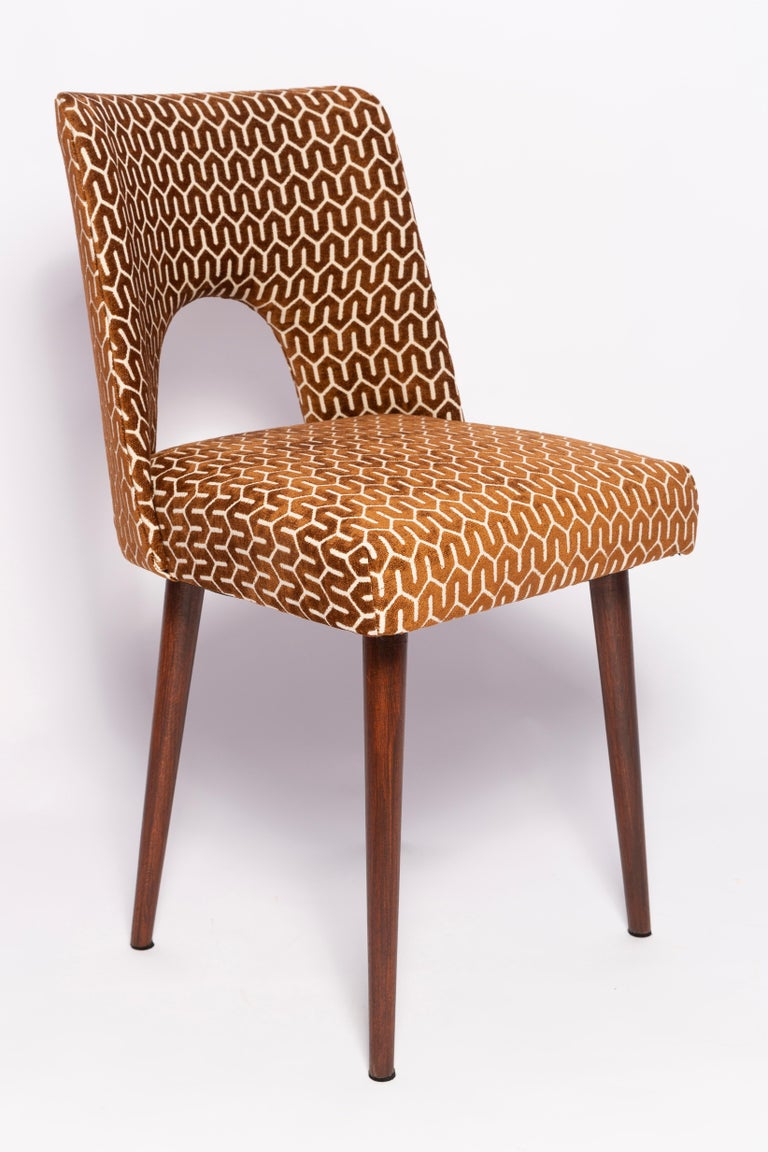 Mid-Century Chocolate Brown 'Shell' Chair, Europe, 1960s For Sale at ...