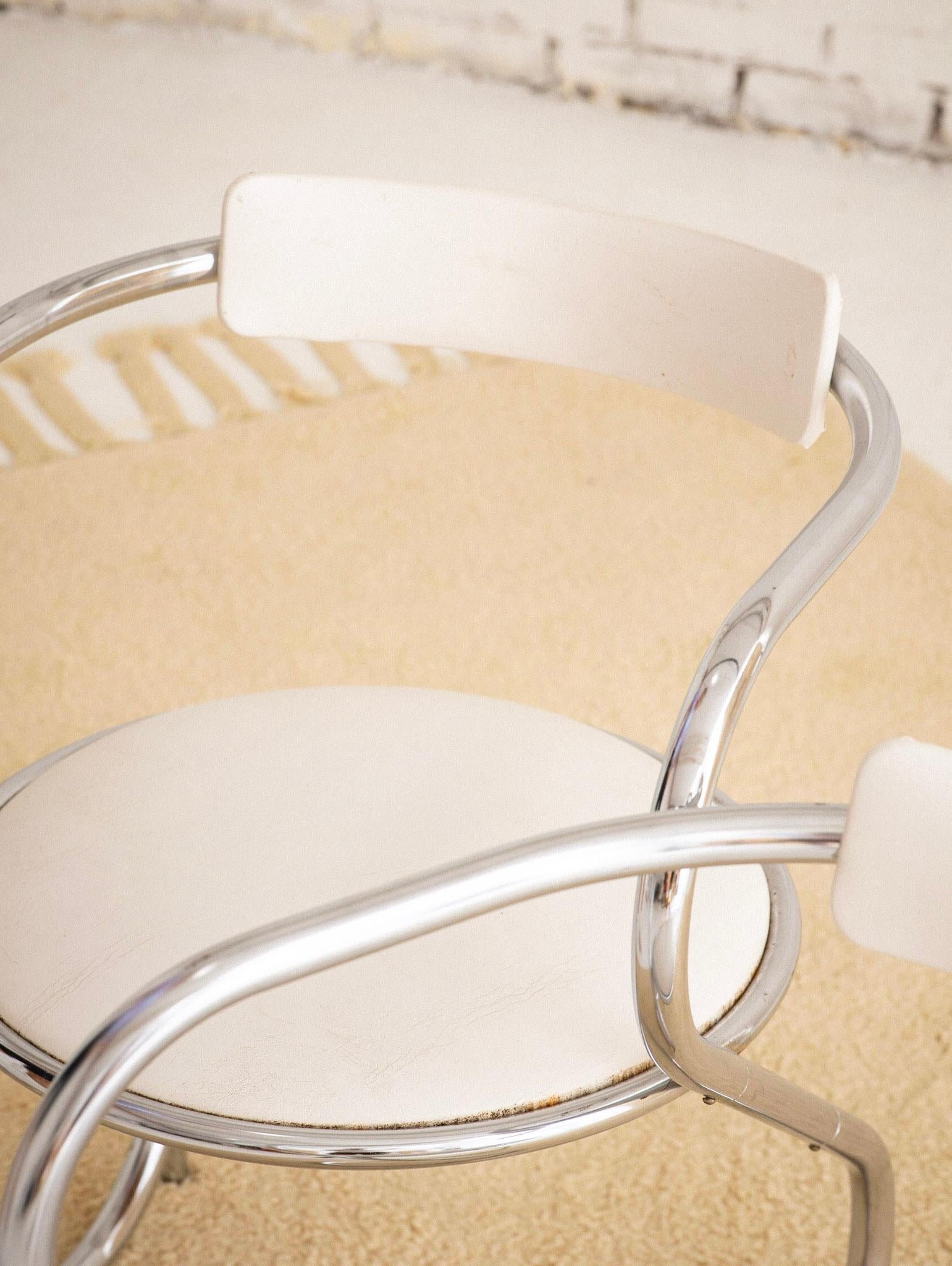 Mid Century Chrome Cantilever Chairs by Etowah Mfg, a Pair at 1stDibs ...