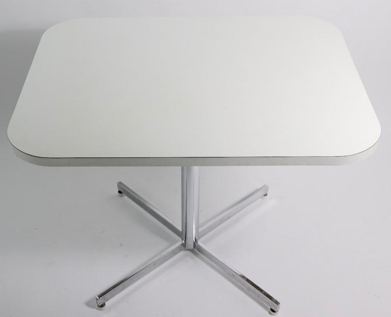 Mid Century Chrome Formica Dining Cafe Kitchen Table Attributed to ...