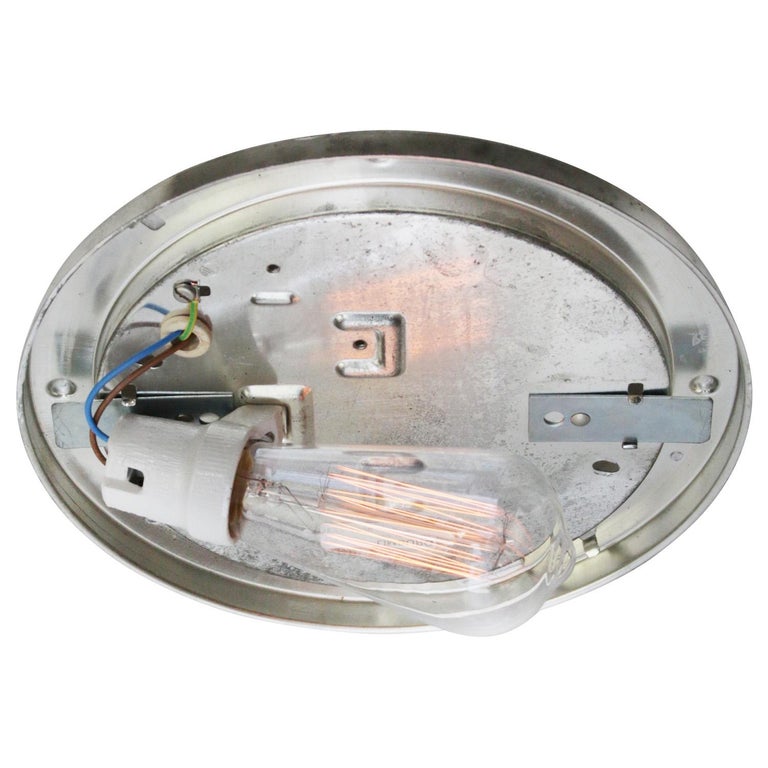 Mid-Century Clear Glass Scone Wal Ceiling Lamp Helena Tynell, Glashütte ...