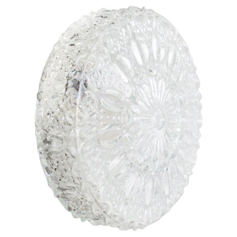 Mid-Century Clear Glass Scones Wal Ceiling Lamp Helena Tynell ...