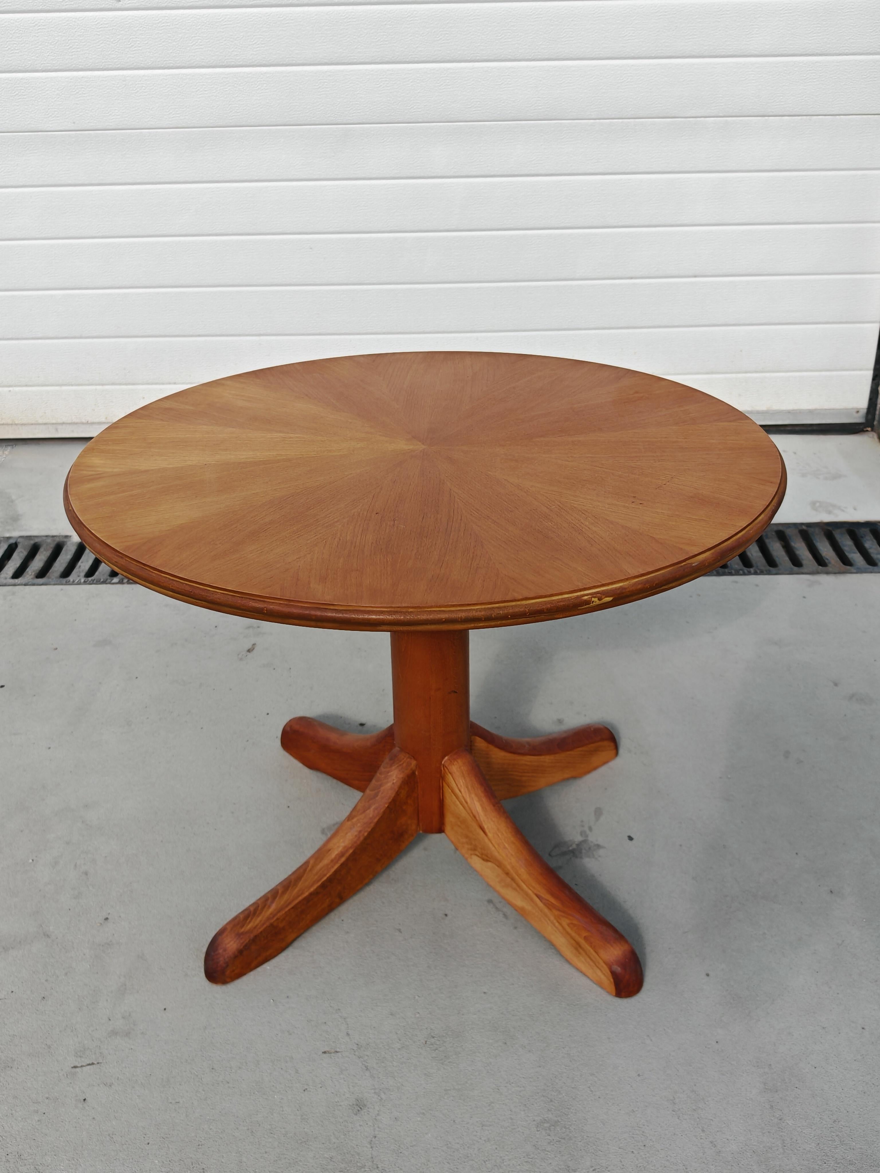 Mid Century Coffee or Breakfast Table in cherry wood by Ilse ...