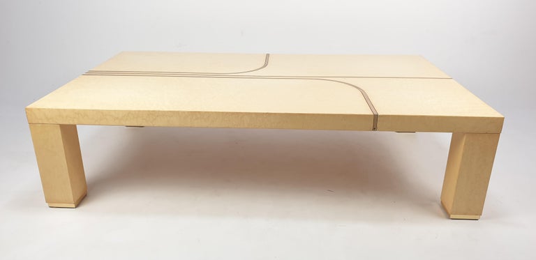 Mid-Century Coffee Table by Alain Delon for Maison Jansen, 1 For Sale ...