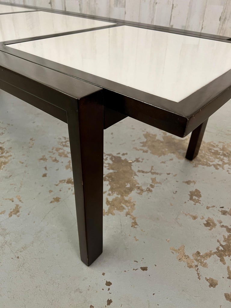 Mid-Century Coffee Table with Vitrolite Panels For Sale at 1stDibs