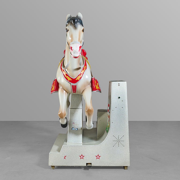 Mid-Century Coin Operated Horse Ride For Sale at 1stDibs