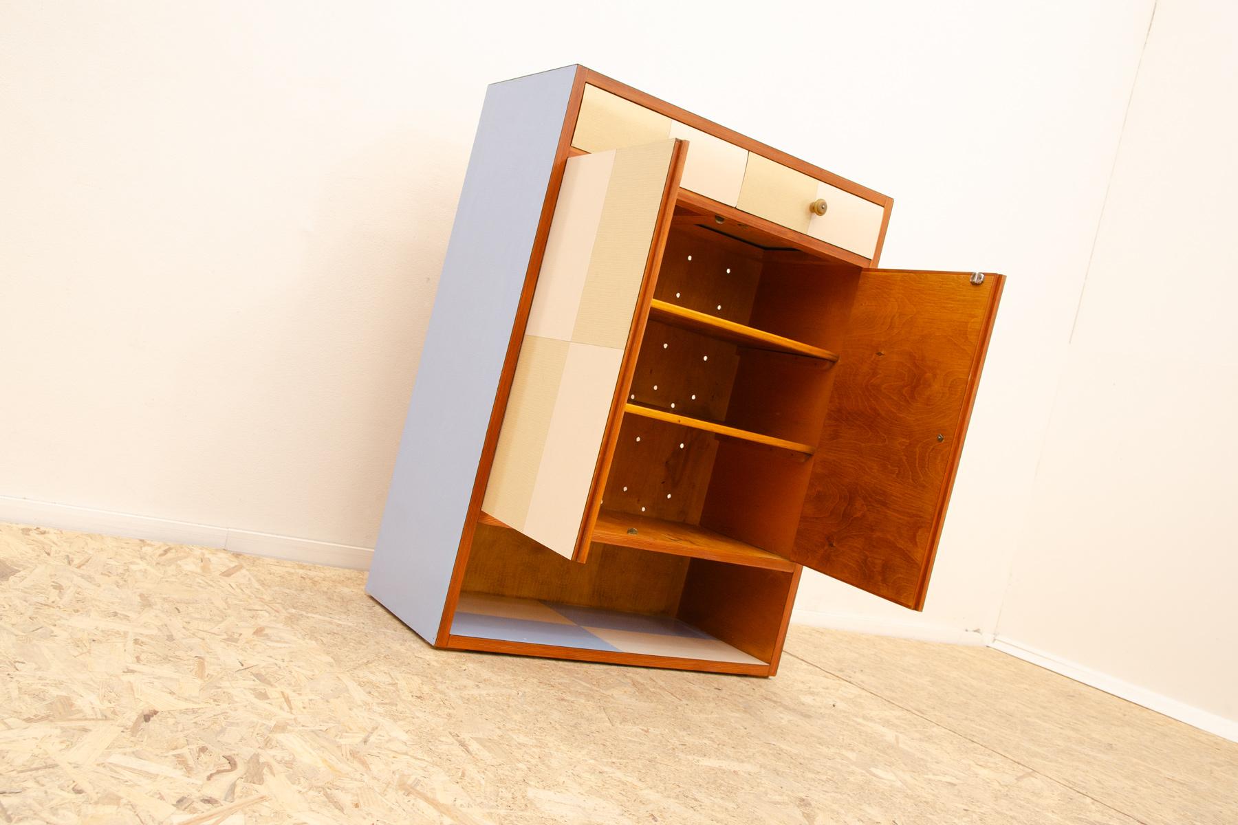 Mid century colorful kitchen cabinet, Czechoslovakia, 1950´s, Central ...