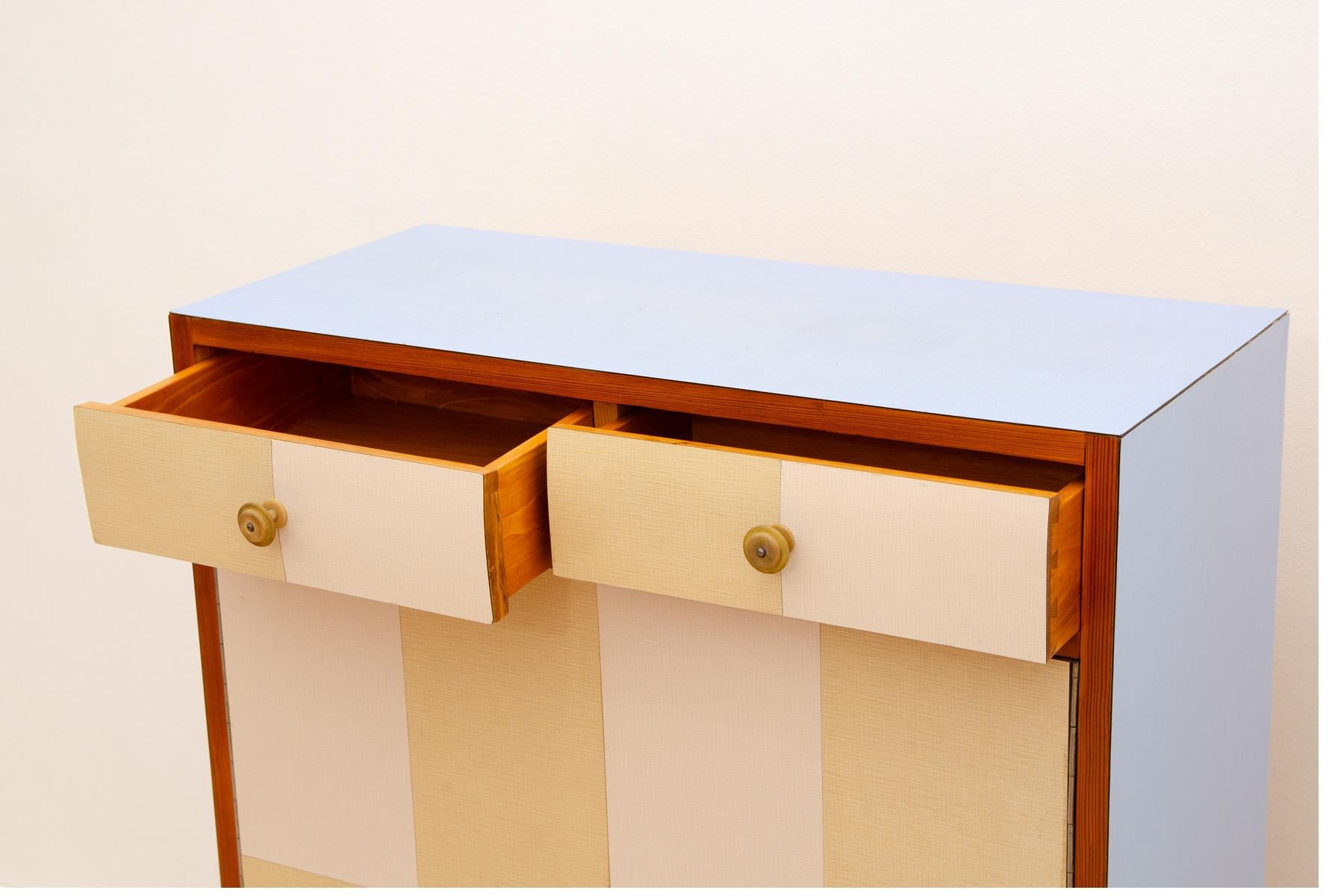 Mid century colorful kitchen cabinet, Czechoslovakia, 1950´s, Central ...