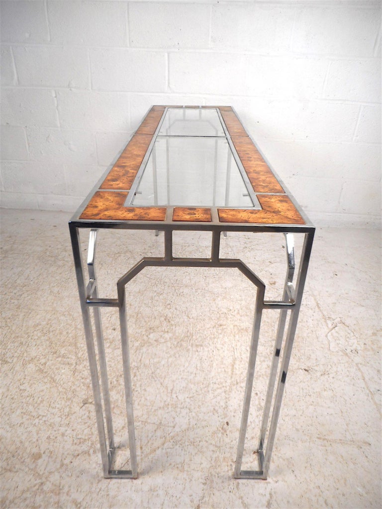 Midcentury Console Table by Milo Baughman For Sale at 1stDibs