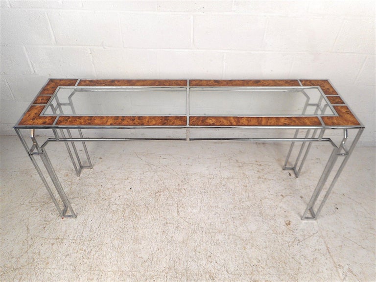 Midcentury Console Table by Milo Baughman For Sale at 1stDibs