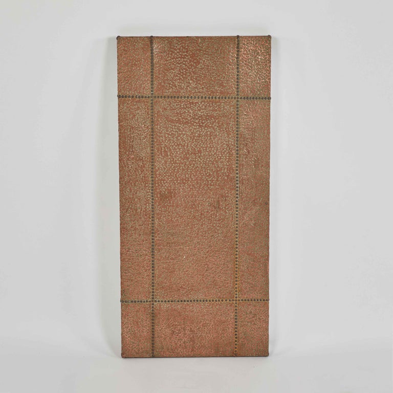 Mid Century French Copper and Brass Panel For Sale at 1stDibs