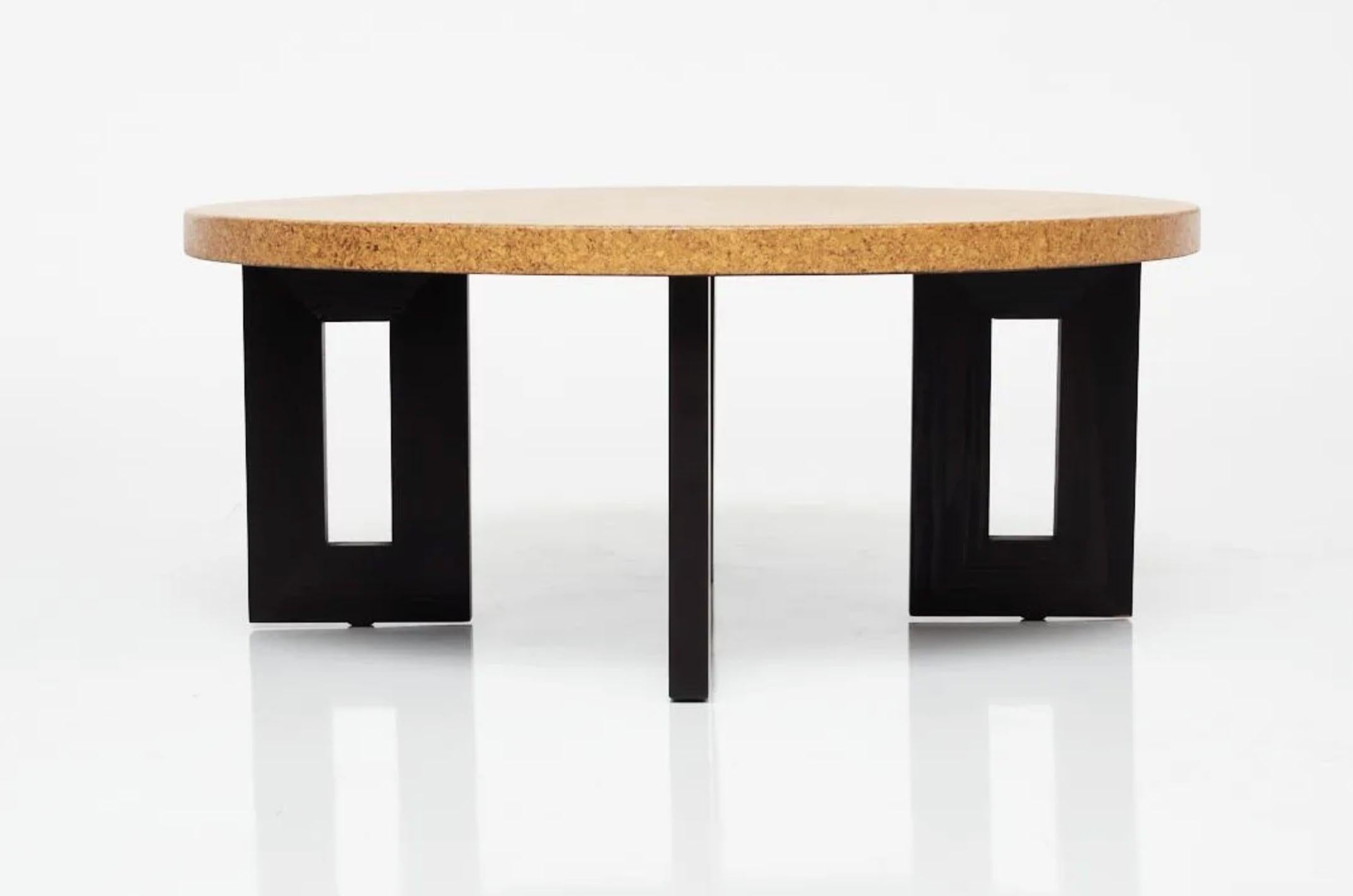 Mid Century Cork Coffee Table by Paul Frankl for Johnson Furniture ...