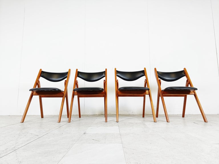 Midcentury Coronet Folding Chairs from Norquist, 1960s For Sale at 1stDibs