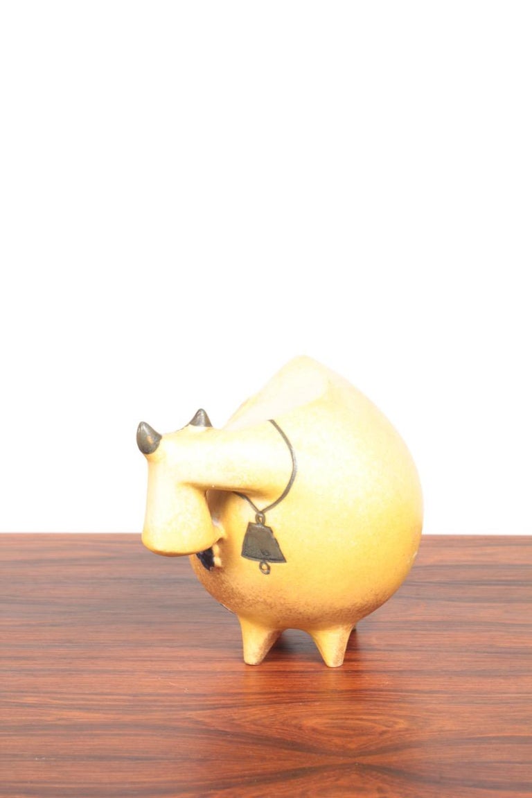 Midcentury Cow Figurine by Lisa Larson, 1960s For Sale at 1stDibs