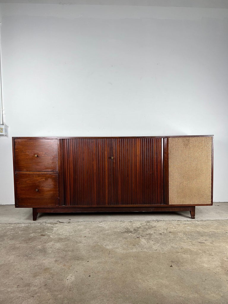 Mid-Century Custom Built Stereo Cabinet For Sale at 1stDibs