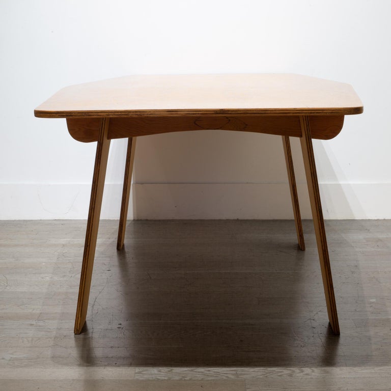 Midcentury Custom Collapsible Architect's Dining or Conference Table ...