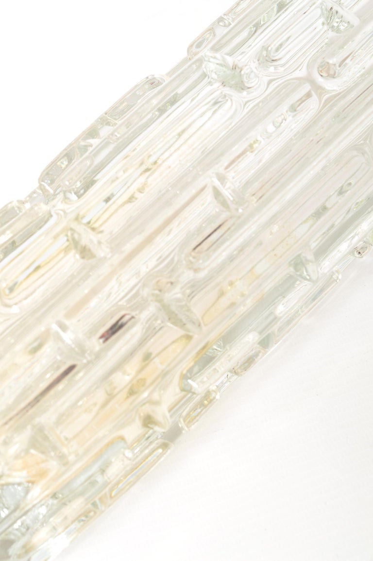 Mid Century Czech Clear Geometric Glass Vase Frantisek Vizner, 1965 For ...