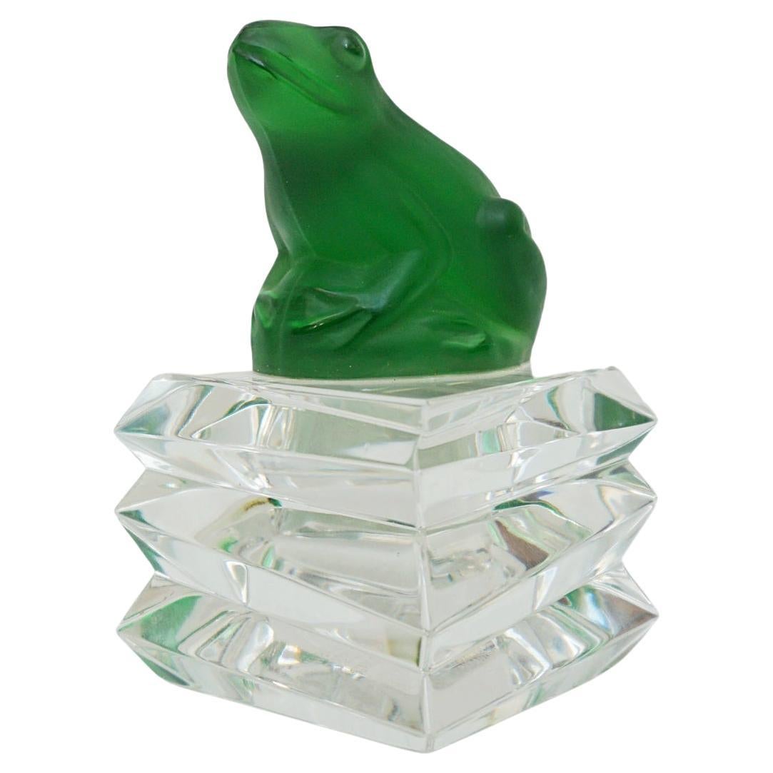 Gordon Smith Orange Tree Frog Paperweight For Sale at 1stDibs