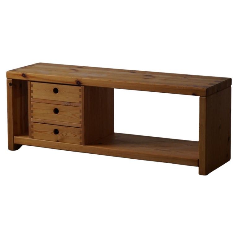 Mid Century Danish Console Table with Drawers in Pine, by Aksel ...