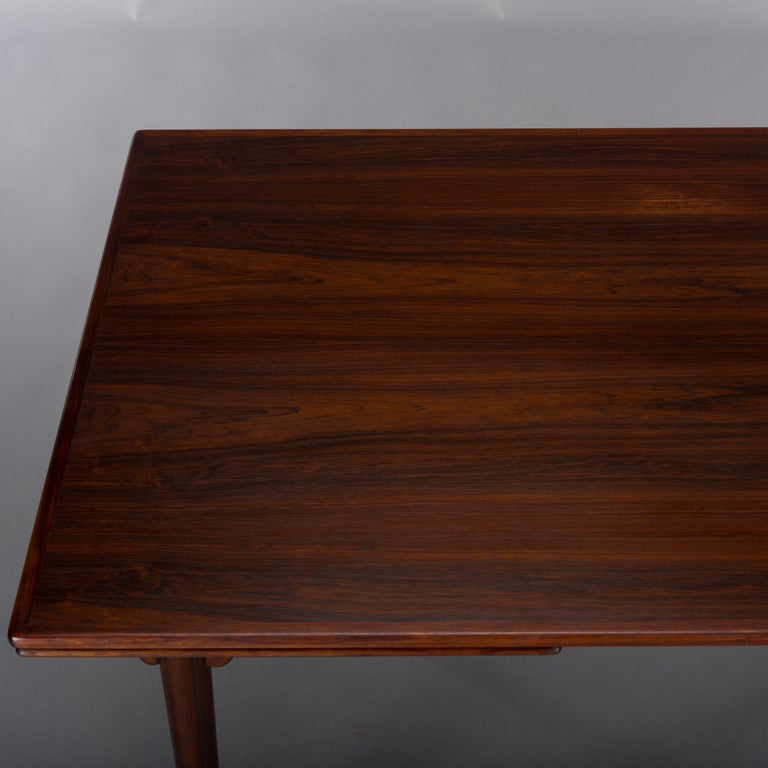 Midcentury Danish Gunni Omann Extendable Model 54 Dining Table for ...