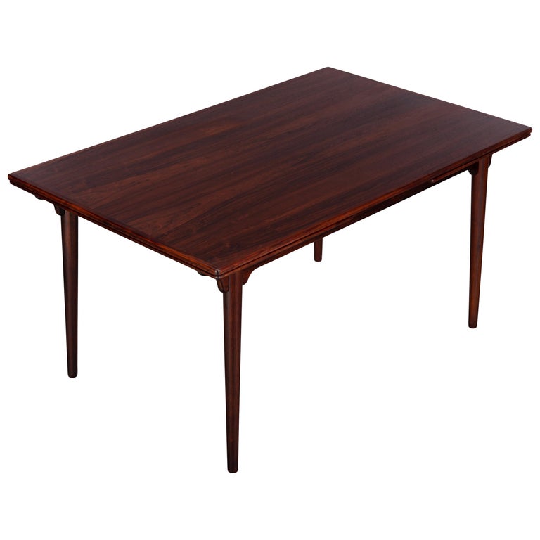 Midcentury Danish Gunni Omann Extendable Model 54 Dining Table for ...