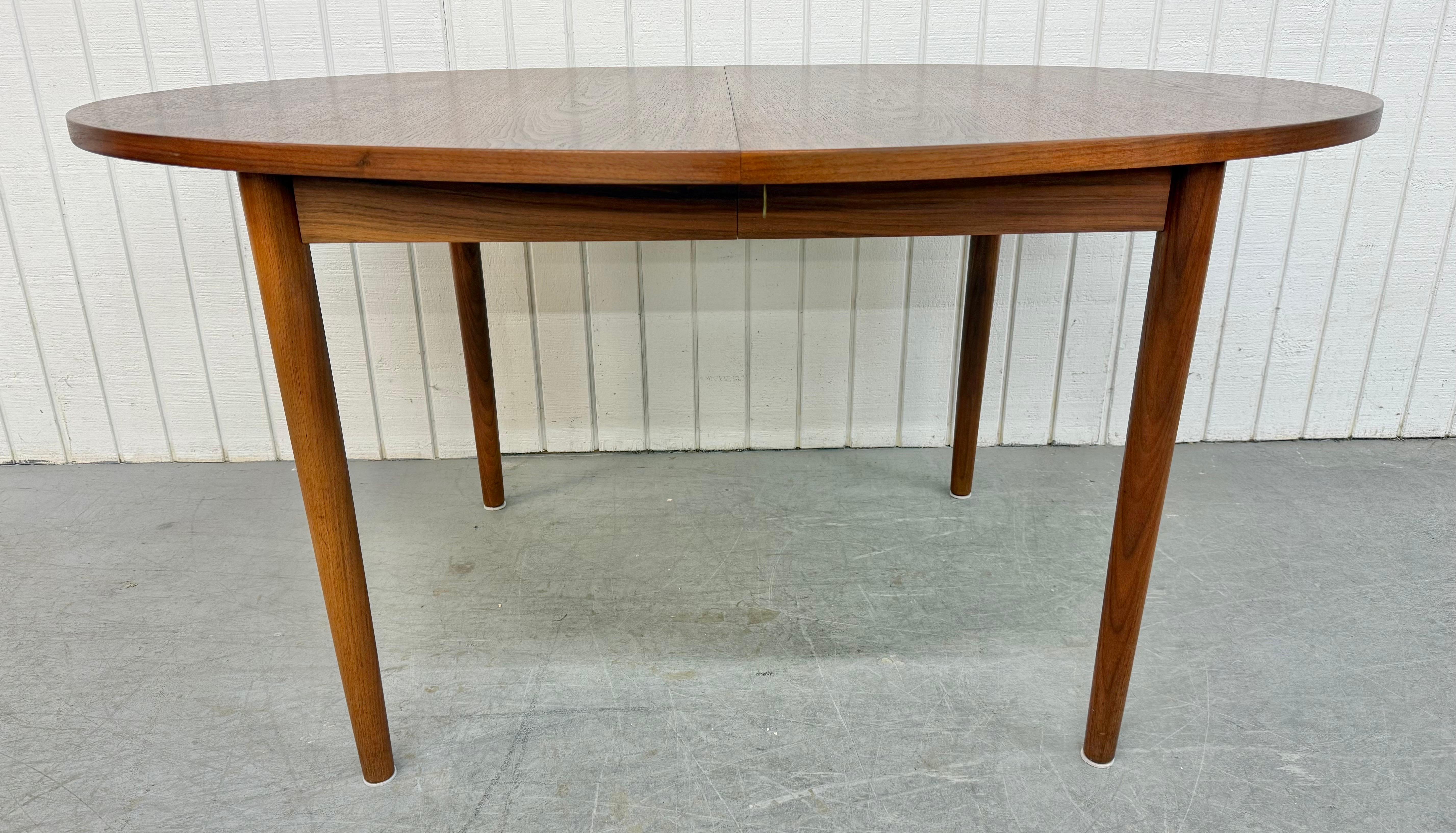 Mid-Century Danish Modern Banquet Size Oval Walnut Dining Table For ...