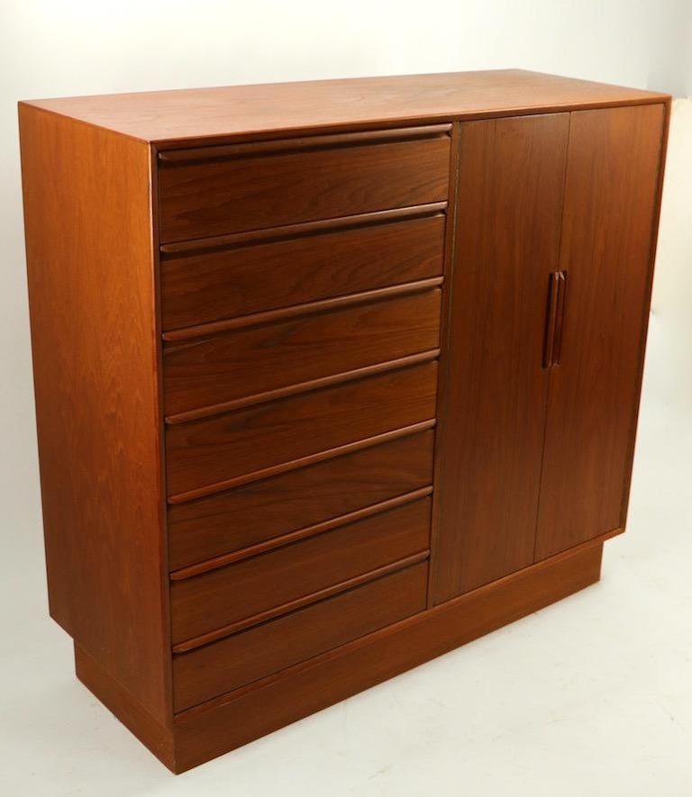 Mid Century Danish Modern Chifferobe Dresser by Westnofa For Sale at ...