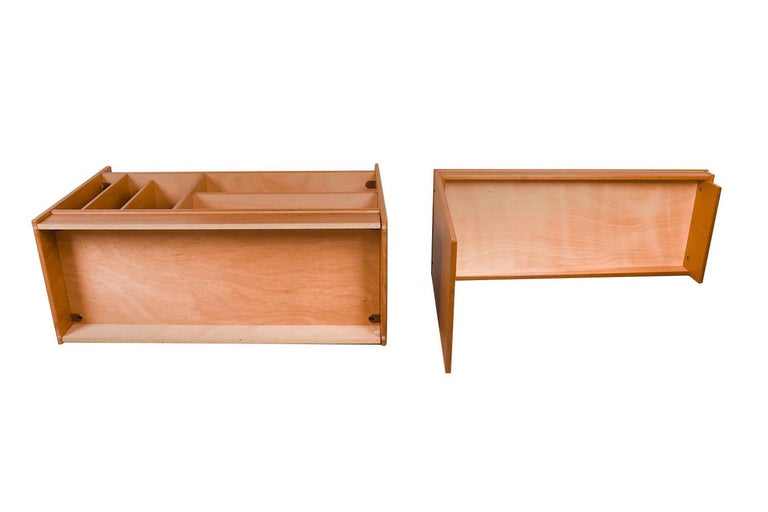 Mid Century Danish Modern Expanding 2 Piece Desk Media Center For Sale ...