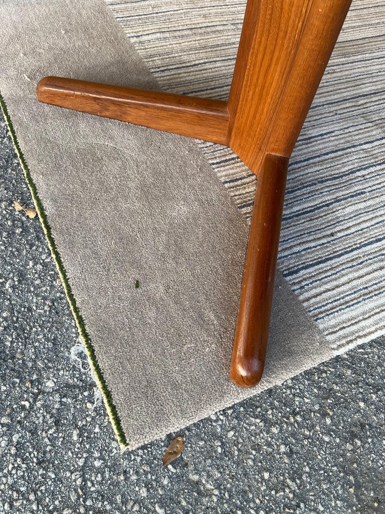 Mid-Century Danish Modern Extendable Dining Table by Jensen ...