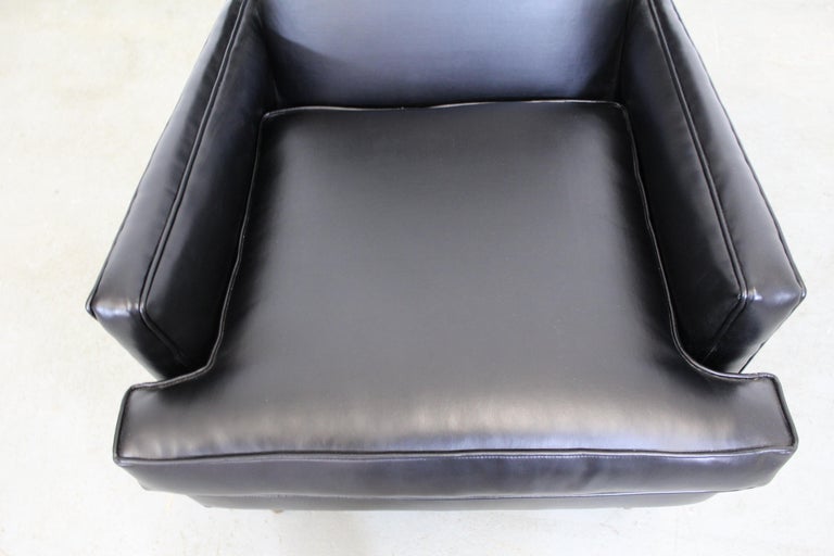 Midcentury Danish Modern Leather Selig Lounge Chair For Sale at 1stDibs