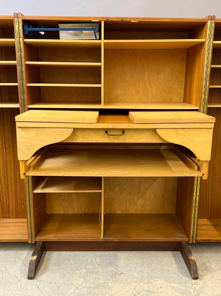 Mid-Century Danish Modern Magic Box Desk in Teak by Mummenthaler and ...