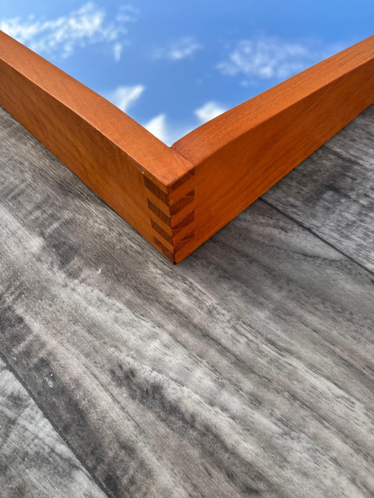 Mid Century Danish Modern Pedersen and Hansen Entry Mirror, Circa 1960s ...