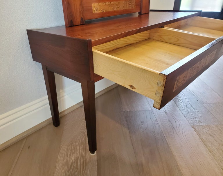 Mid-Century Danish Modern Pedersen and Hansen Palisander Console and ...