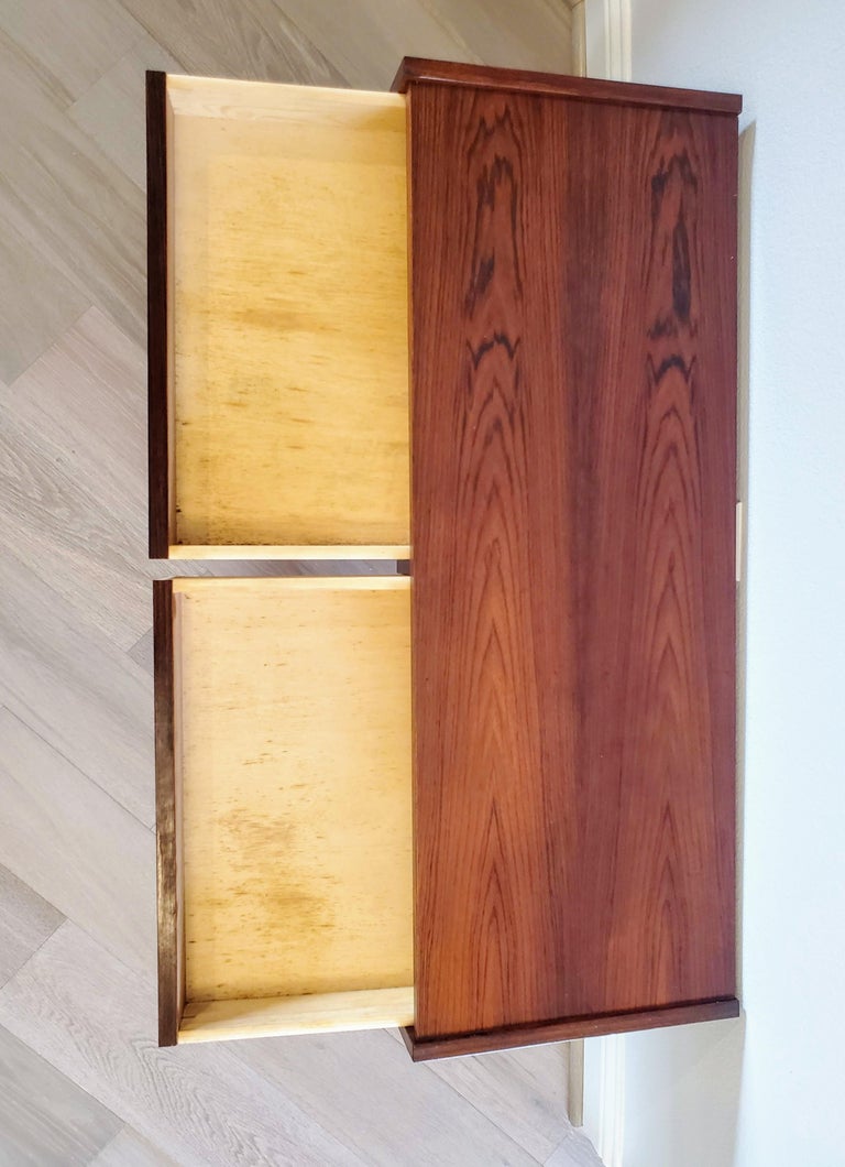 Mid-Century Danish Modern Pedersen and Hansen Palisander Console and ...