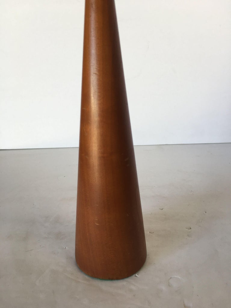 Mid-Century Danish Modern Tall Teak Candlestick Holder by Rude Osolnik ...