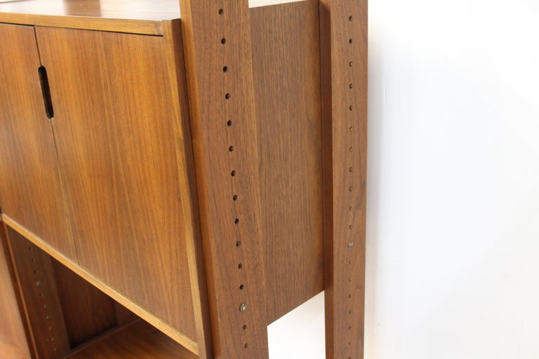 Mid Century Danish Modern Teak Wall Unit System For Sale at 1stDibs ...
