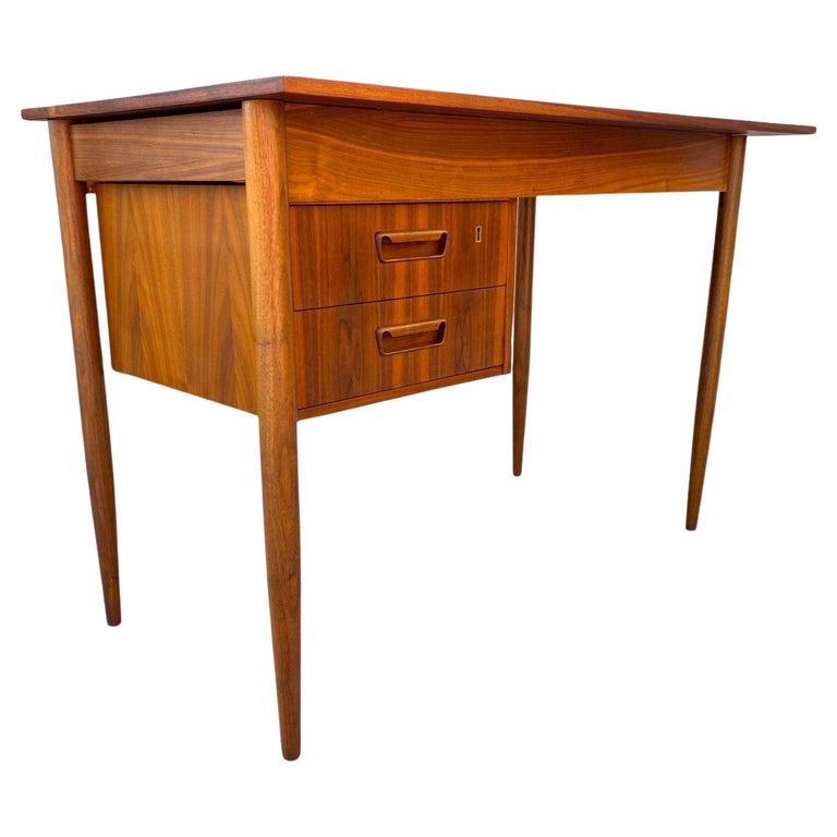 Mid Century Danish Modern Writing Desk By Gunnar Nielsen Tibergaard For ...