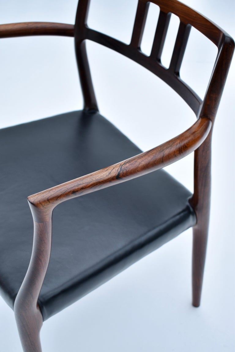 Mid Century Danish Niels Otto Moller Model 64 Rosewood Chair For Sale ...