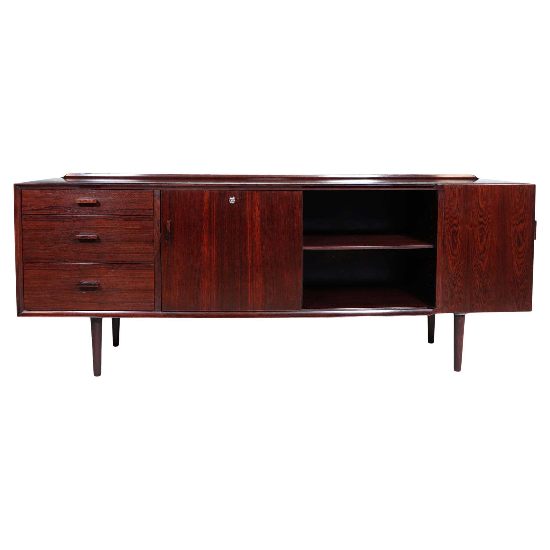 Arne Vodder Sliding Door Cabinet or Hutch at 1stDibs
