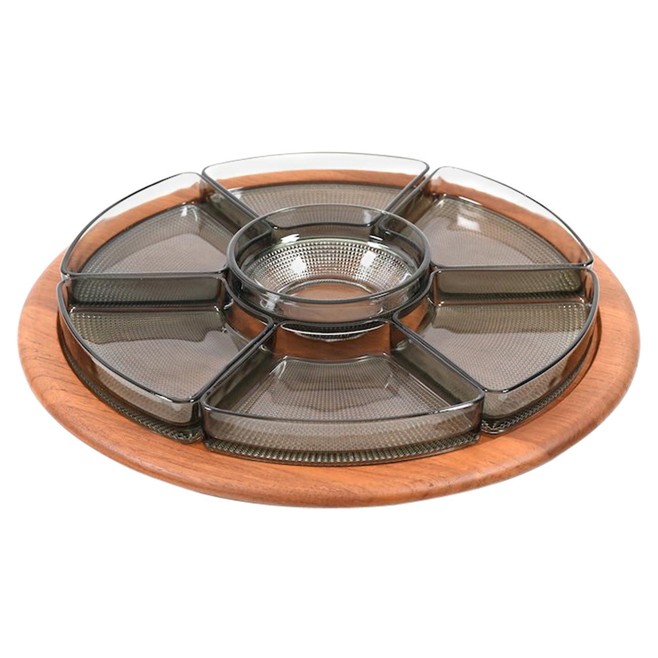 Mid Century Danish Table-Carousel in Teak by Digsmed For Sale at 1stDibs