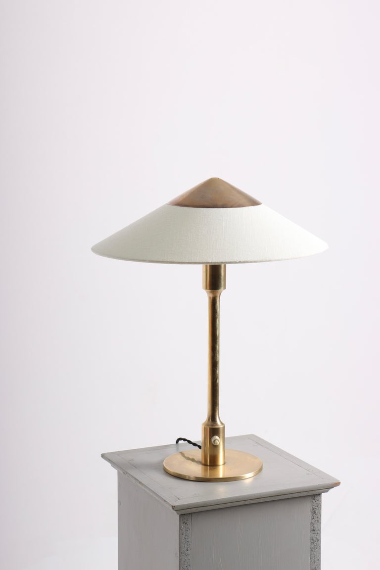 Mid-Century Danish Table Lamp in Brass, 1950s For Sale at 1stDibs