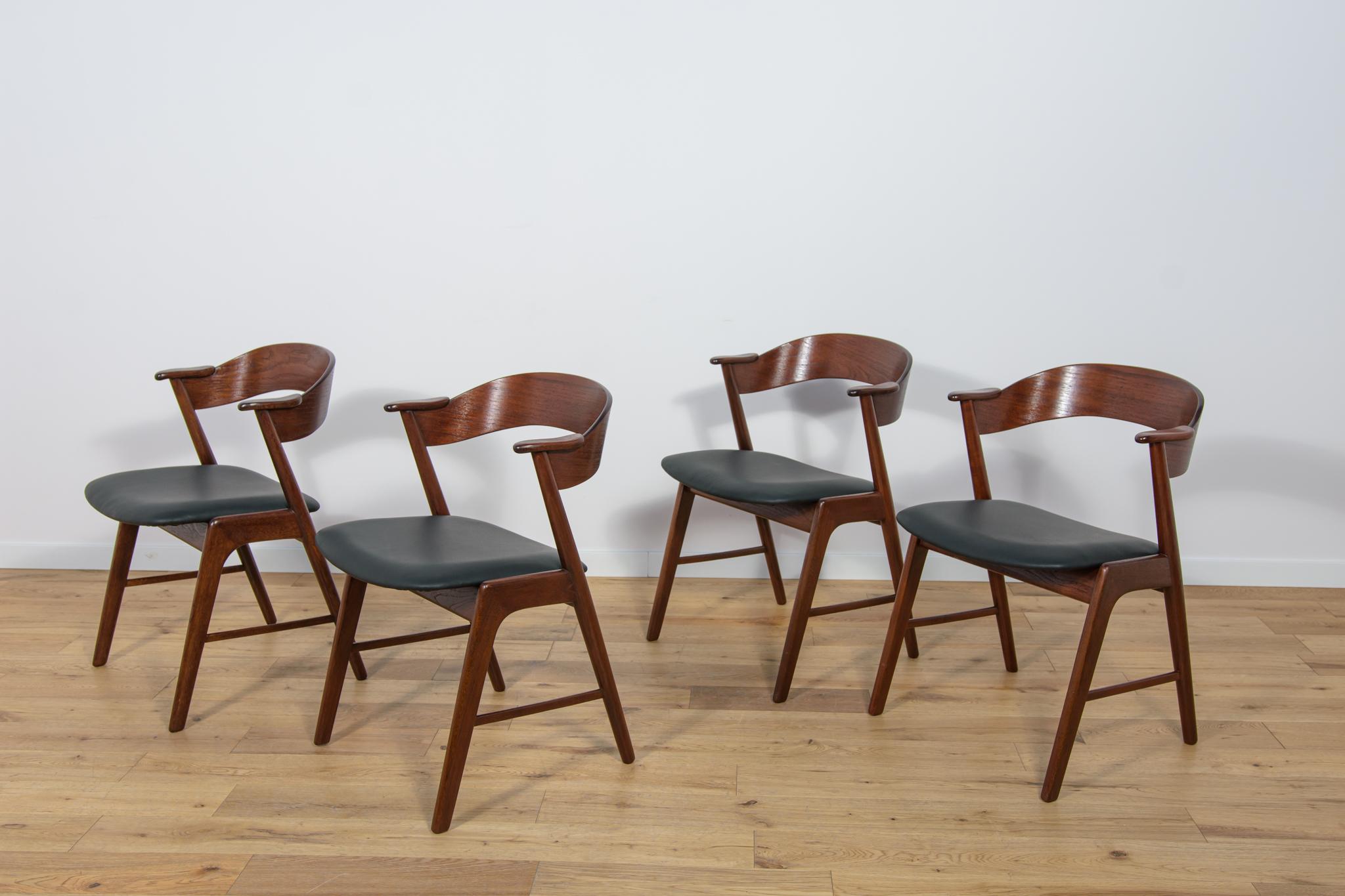 Mid-Century Danish Teak Chairs from Korup Stolefabrik, Denmark, 1960s ...