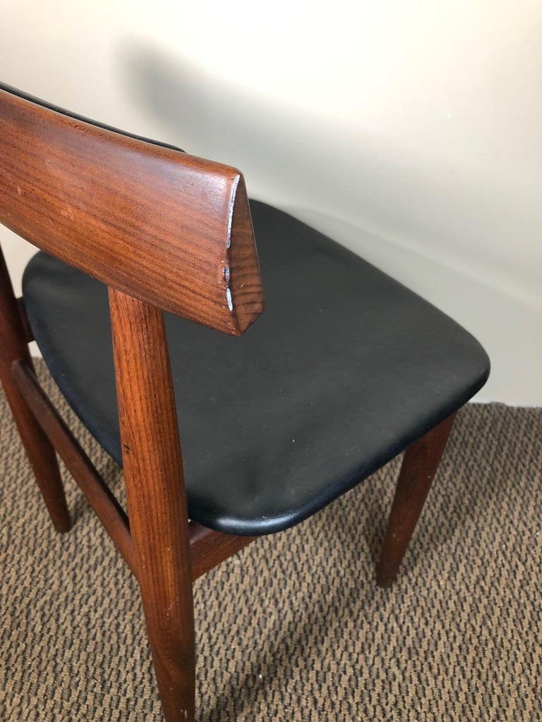 Midcentury Danish Teak Dining Set Hans Olsen Frem Rojle Extending Table ...