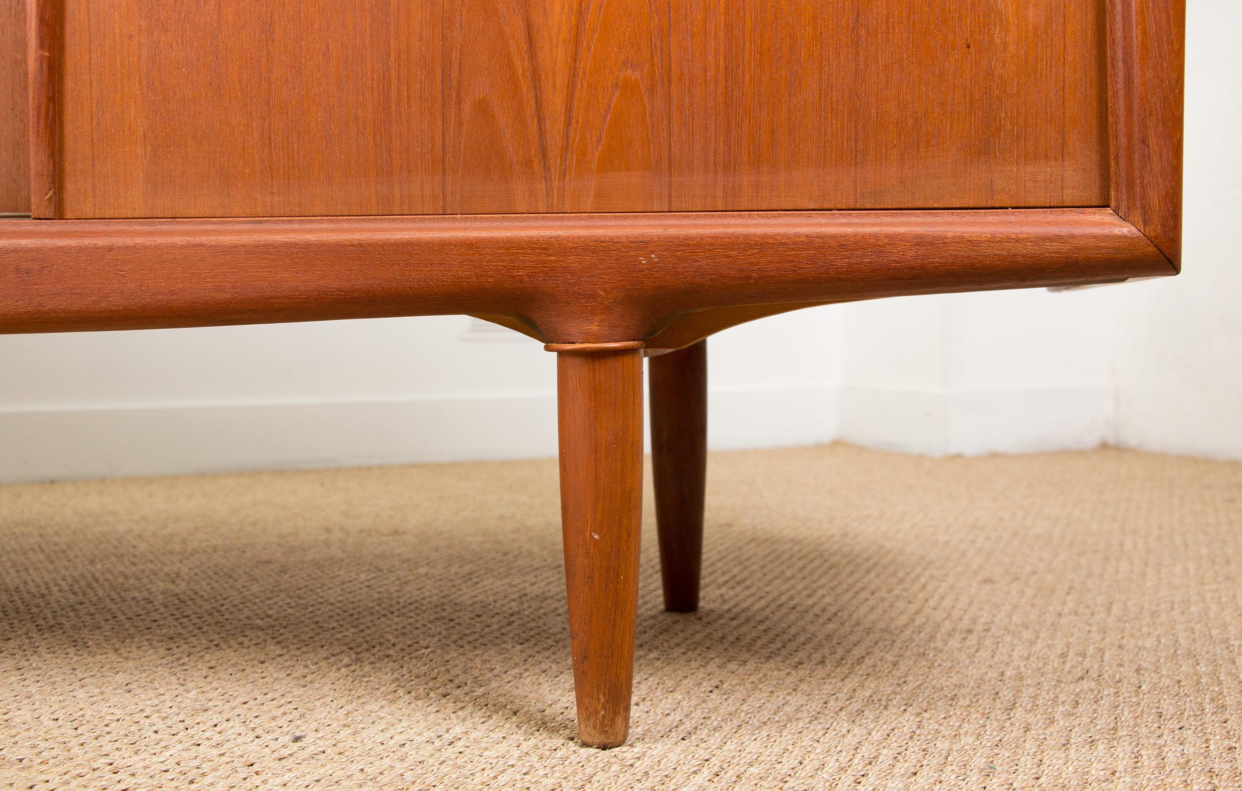 Mid-Century Danish Teak Sideboard by Gunni Omann for Axel Christensen ...