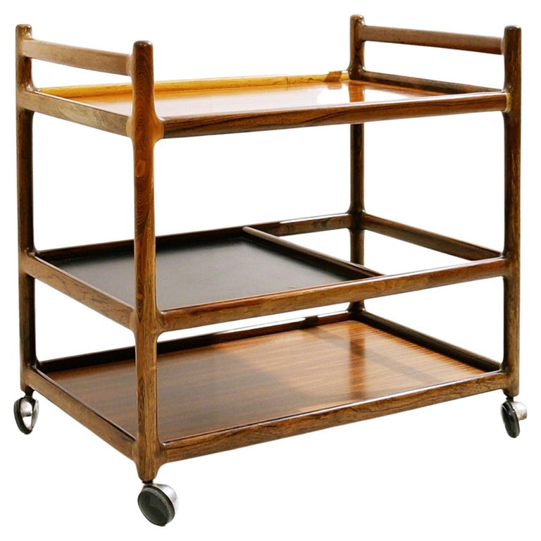 Mid-century Danish trolley Bar Liquor Cart by Johannes Andersen for ...