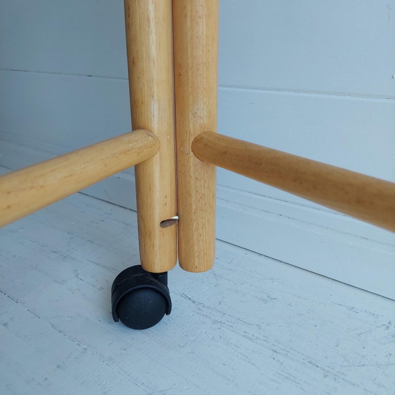 Mid-Century Dansk Jens Quistgaard Danish 2-Tier Round Trolley Lazy ...